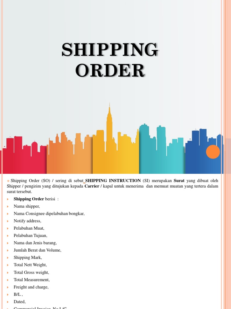 Dokumen Muatan Kapal | PDF