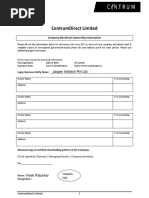 Beneficial Ownership Declaration Form | PDF | Shareholders | Corporate Law