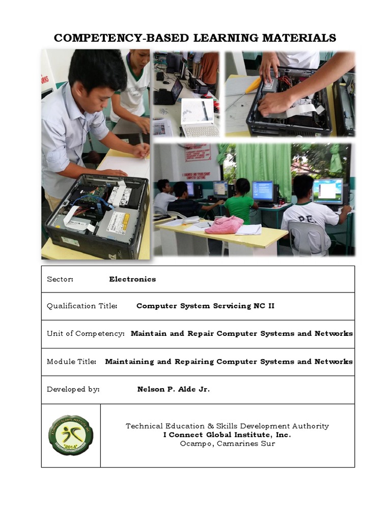 Competency Based Learning Materials 2 Pdf Pdf Cd Rom Vacuum Cleaner