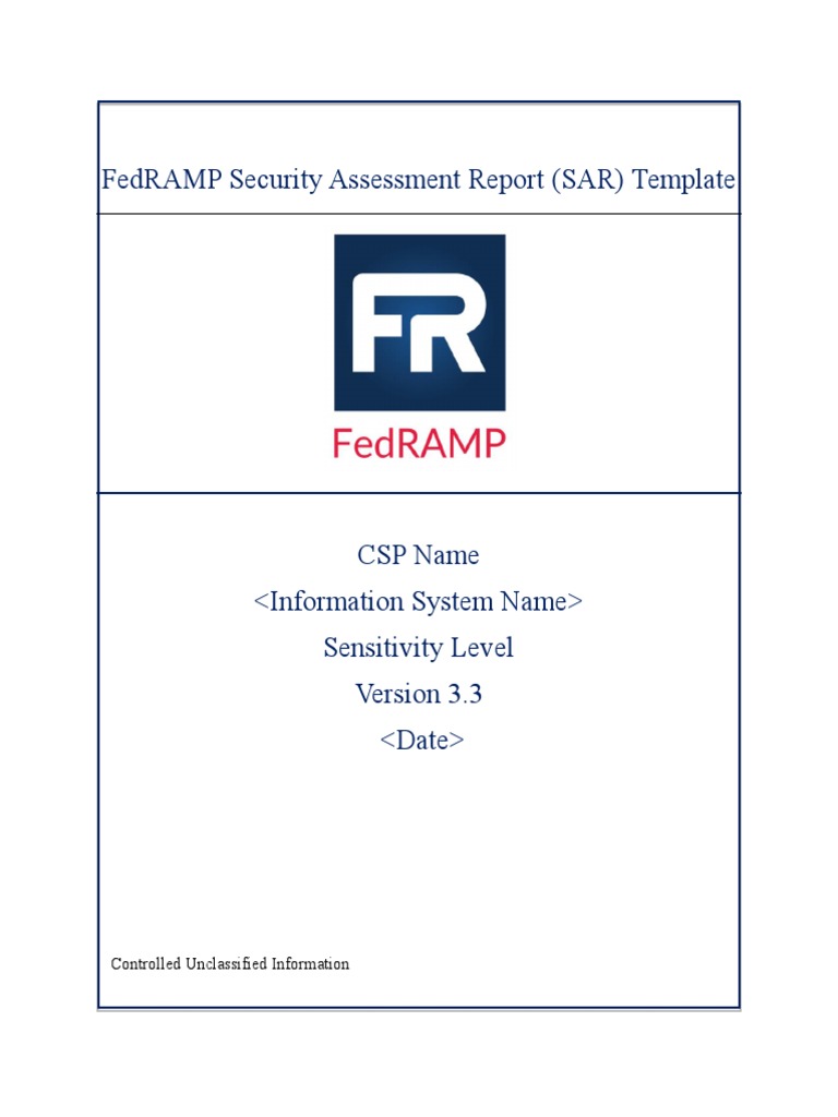 FedRAMP SAR Template | PDF | Vulnerability (Computing) | Information ...