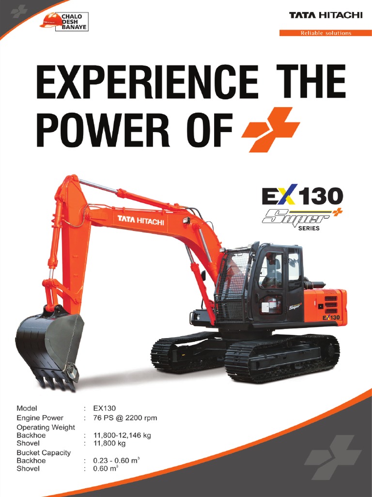 Ex 130 LC Brochure PDF | PDF