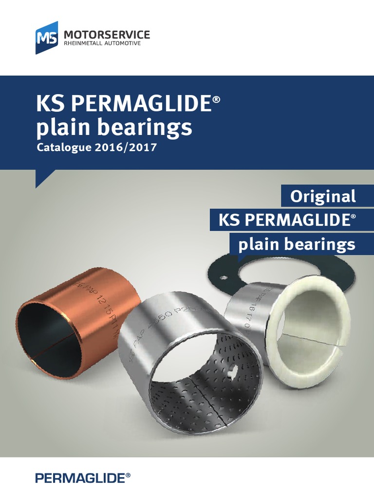 KS Permaglide PDF | PDF | Bearing (Mechanical) | Friction