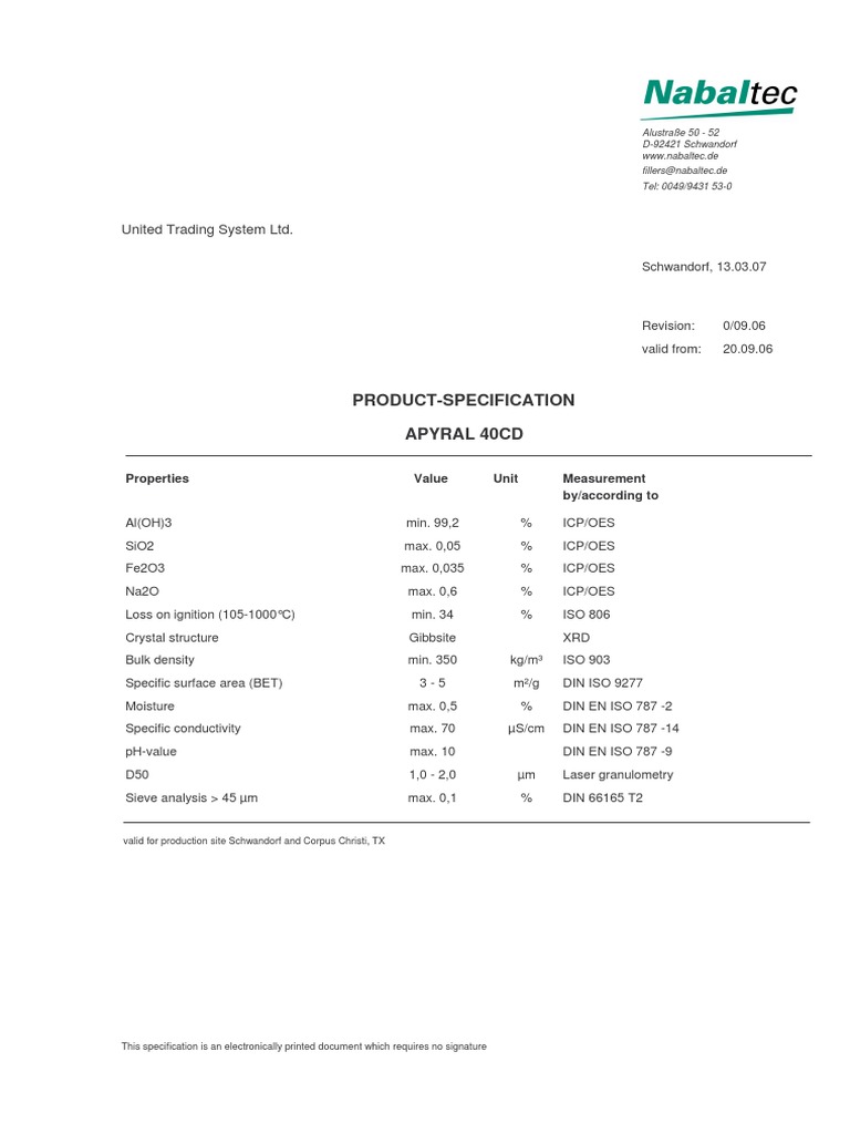 apyral_40sd_msds | Applied And Interdisciplinary Physics | Chemistry