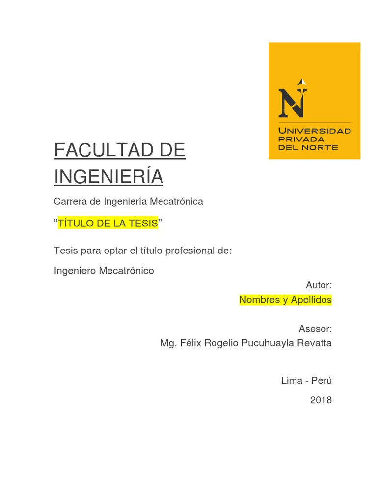 Formato de Tesis 2019 - 1 | PDF | Estilo apa | Hipótesis