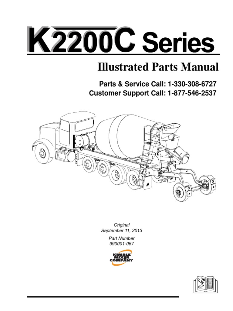 Kimble K2200C Parts | Safety | Axle