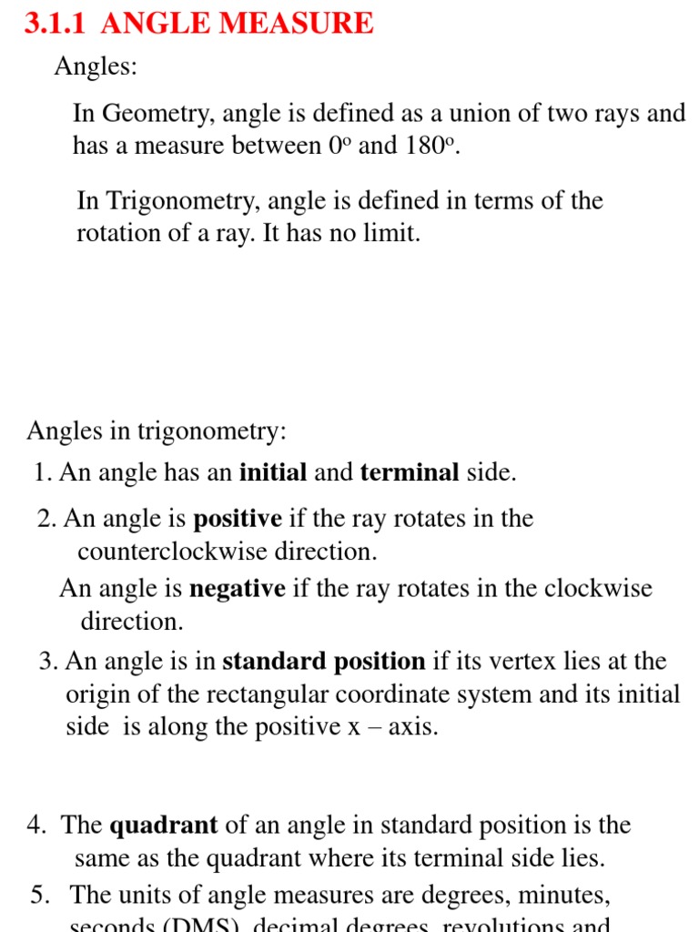 Circular Functions 2 | PDF | Angle | Geometric Shapes