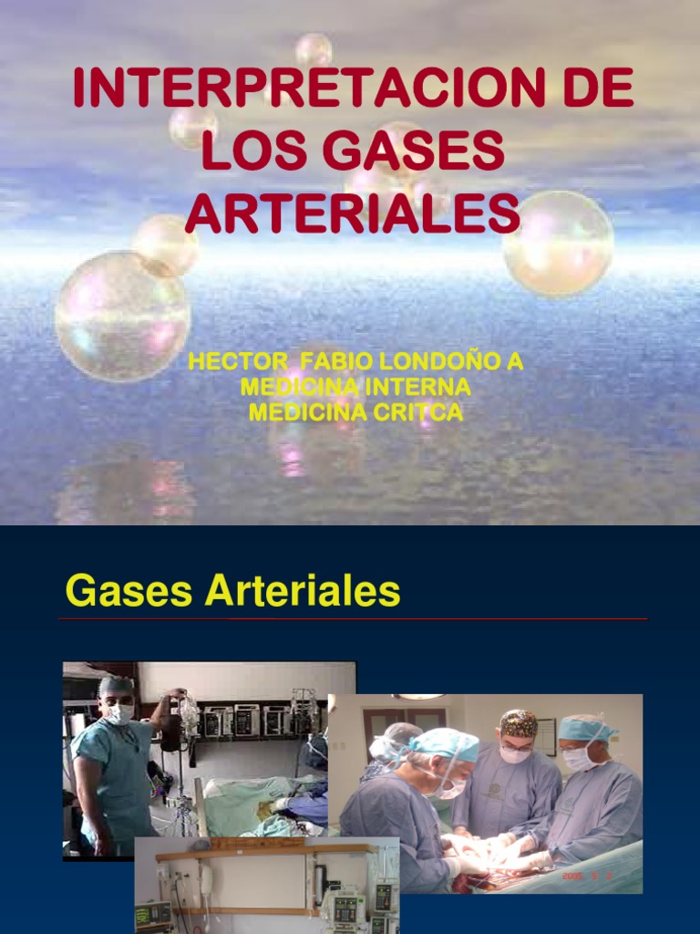 Gases Arteriales Oxigenacion y Ventilacion | PDF | Respiración | Fisiología