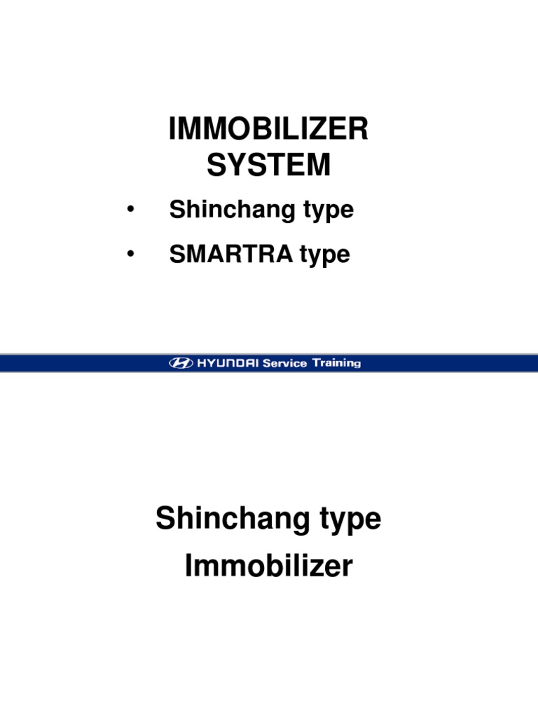 Immobilizer System Overview and Functions | PDF | Personal ...