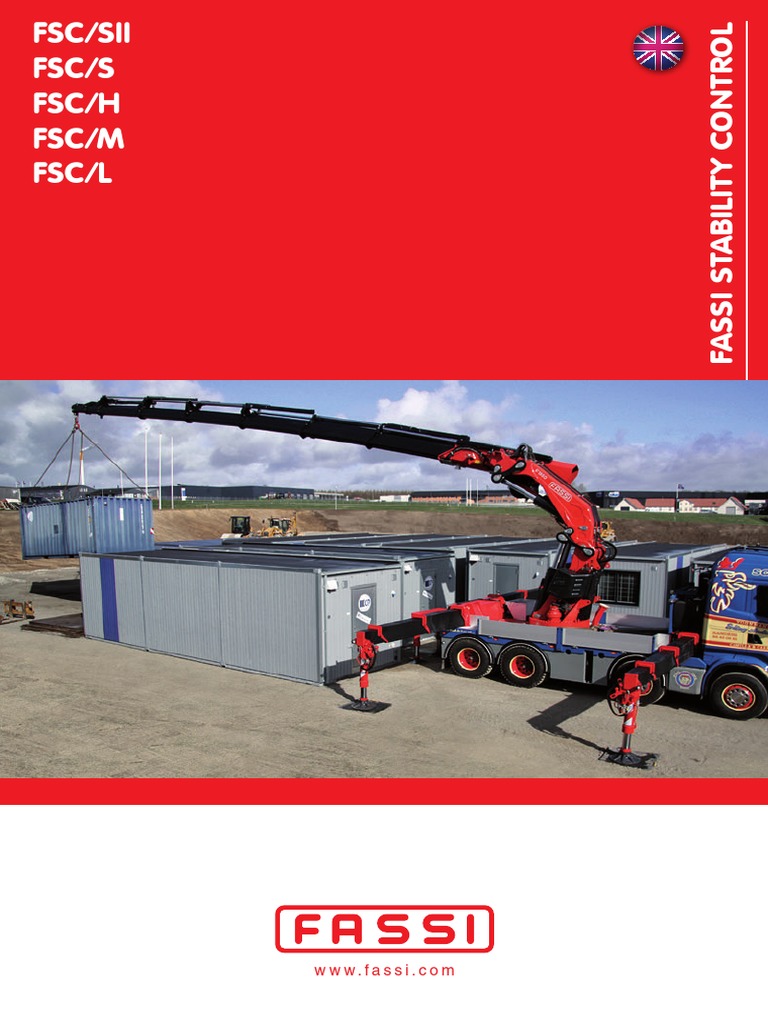 Fassi Crane Stability Control Systems | PDF | Crane (Machine) | Touchscreen
