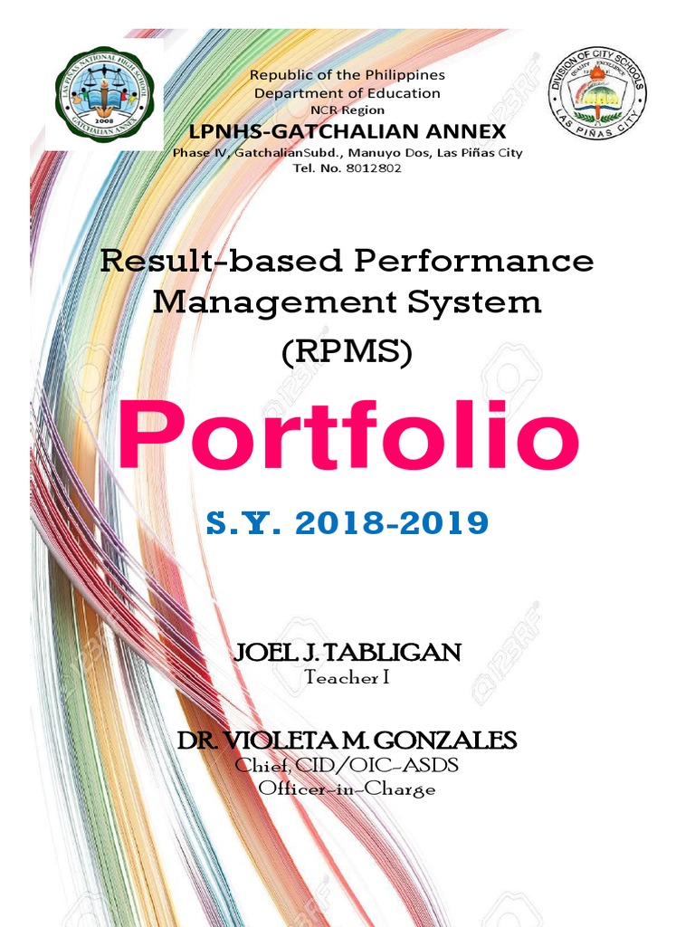 Result-Based Performance Management System (RPMS) : Portfolio | PDF ...