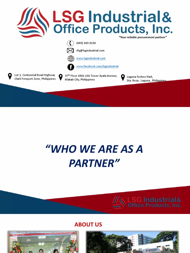 LSG Company Profile 2019 | PDF | Pipe (Fluid Conveyance) | Equipment