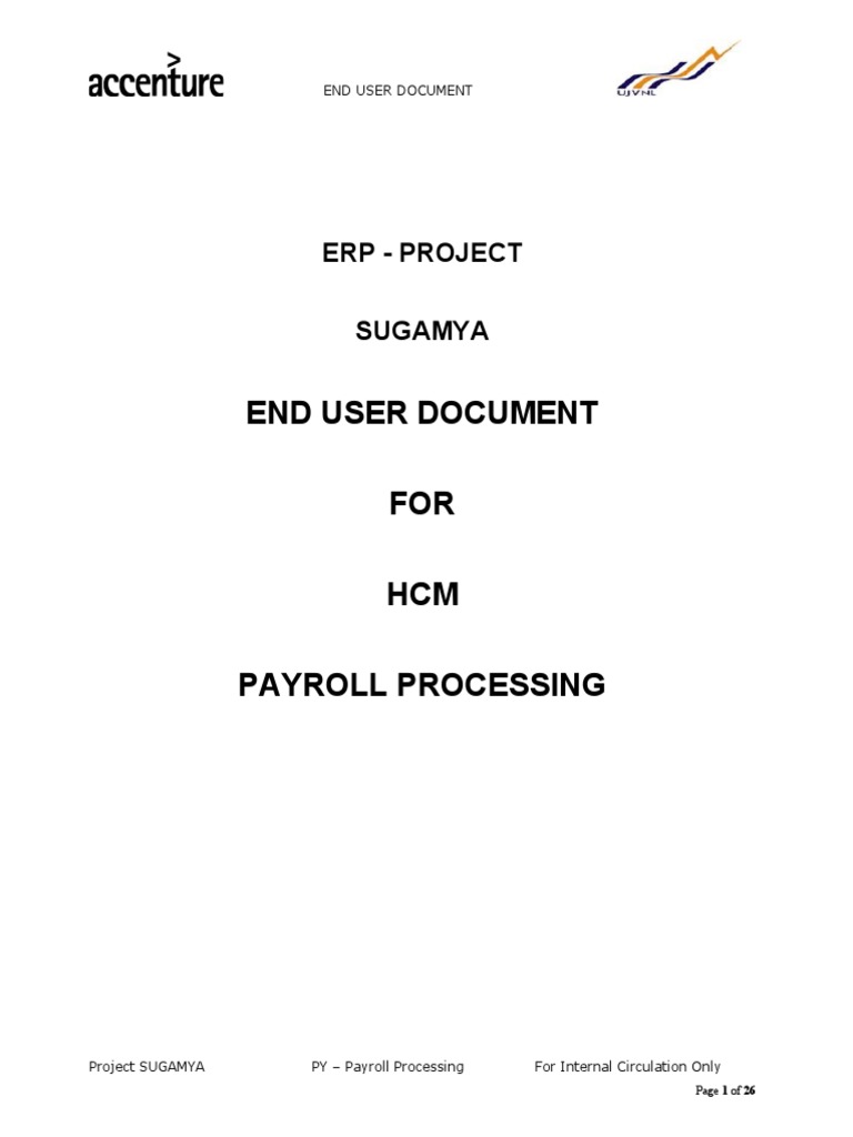Payroll Processing Guide | PDF | Payroll | Menu (Computing)