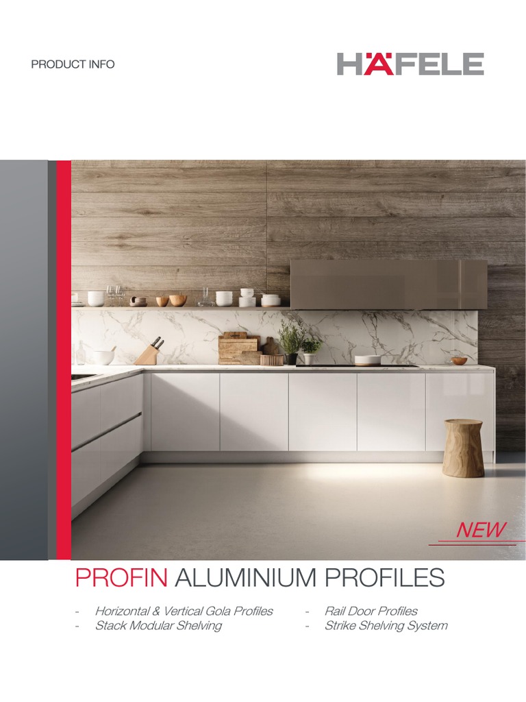 Hafele India's Profin Range of Aluminium Gola Profiles | PDF ...