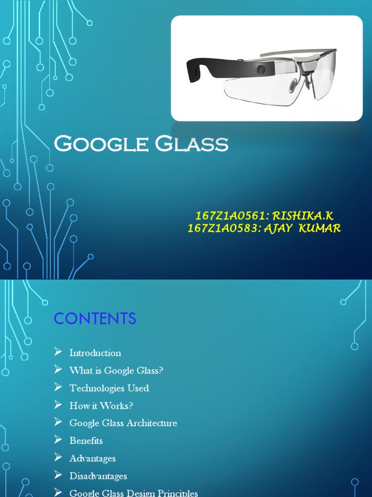 Google Glass | PDF | Wearable Technology | Smartphone