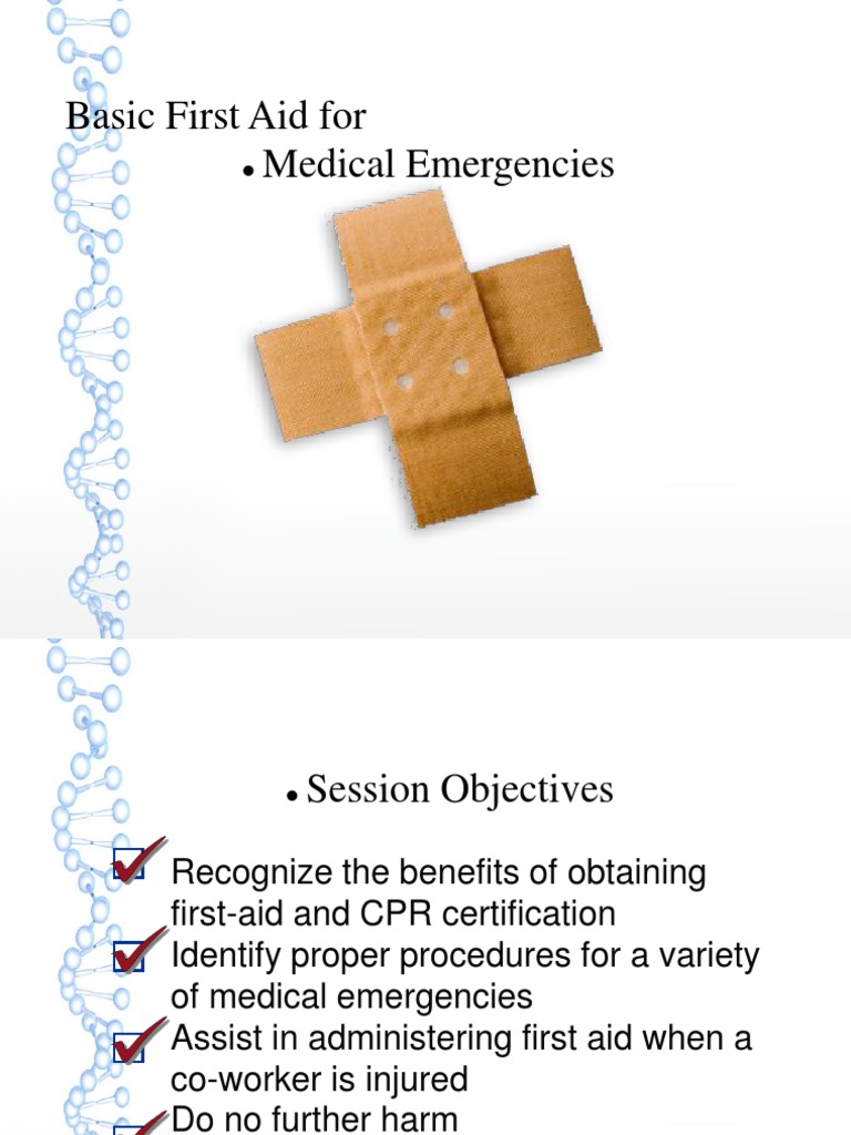 Basic First Aid | PDF | First Aid | Cardiopulmonary Resuscitation