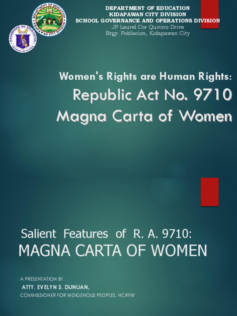 Magna Carta of Women | PDF | Social Exclusion | Empowerment