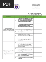 NCOI's Annotation Form For T3 | PDF | Educational Assessment | Learning