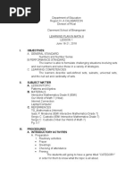 Math Lesson Plan: Sets & Operations | PDF | Set (Mathematics) | Ellipsis