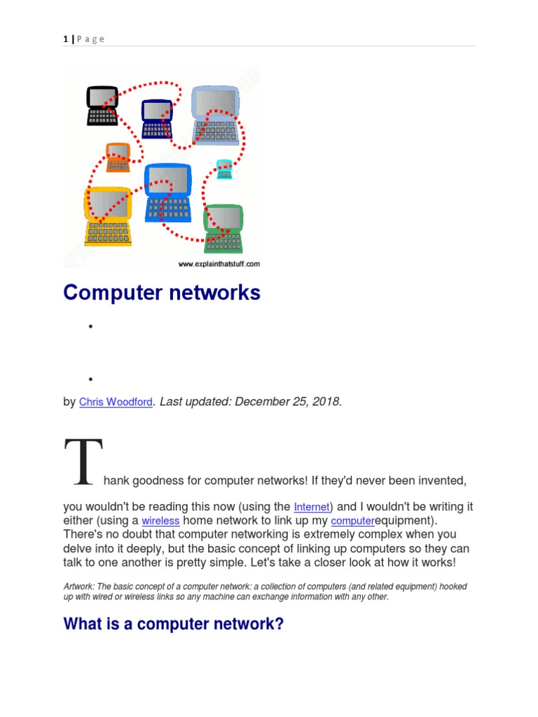 Computer Networks | PDF | Internet Protocol Suite | Computer Network