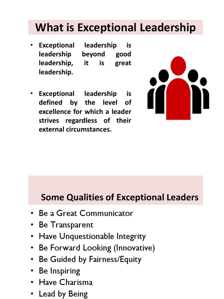 Exceptional Leadership Slides | PDF | Integrity | Leadership