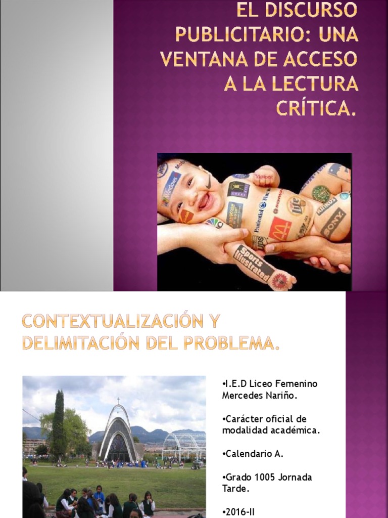 Discurso Publicitario | PDF | Publicidad | Comprensión lectora