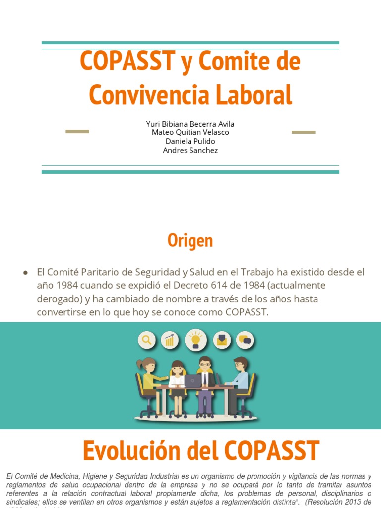 COPASST | PDF | Derecho laboral | Seguridad y salud ocupacional