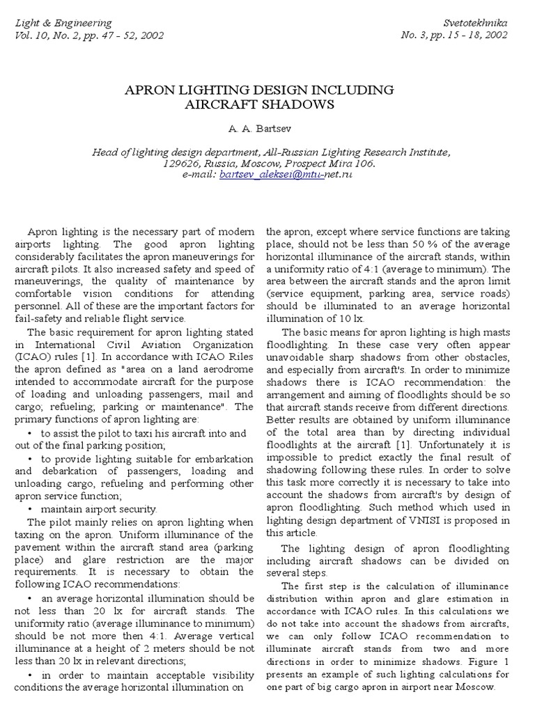 Apron Light | PDF | 3 D Computer Graphics | Computer Simulation