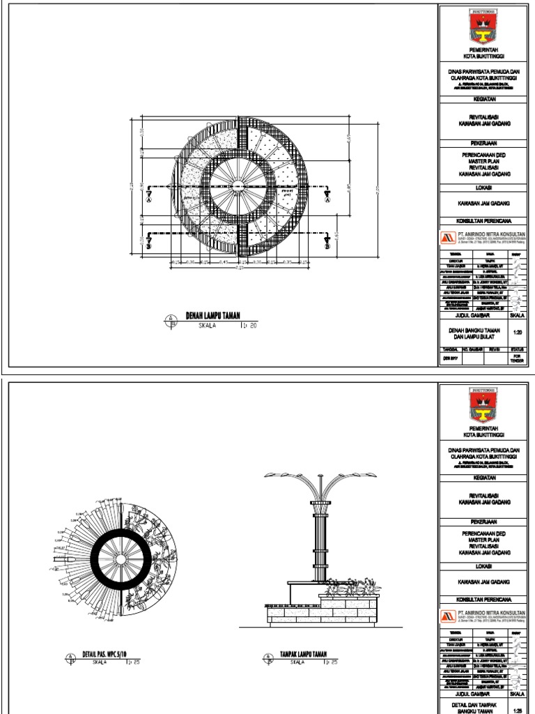 Lampu Taman Bulat PDF | PDF