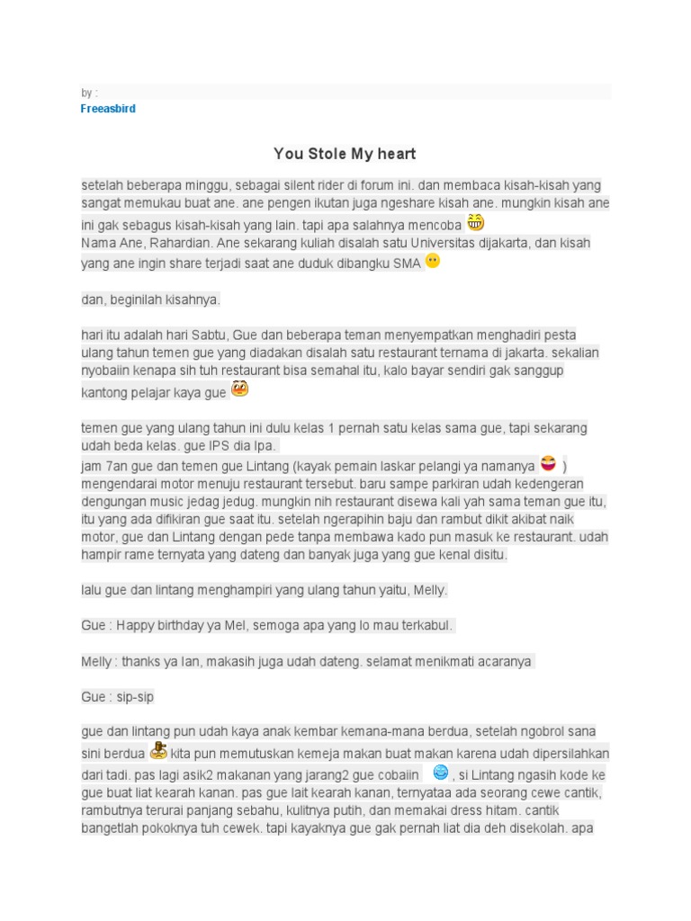 You Stole My Heart | PDF