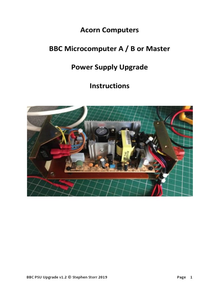 BBC PSU Conversion v1.2 | PDF | Electrical Connector | Printed Circuit ...
