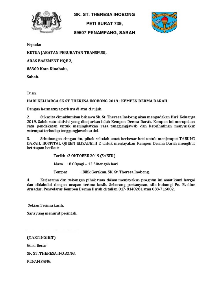 Surat Derma Darah | PDF