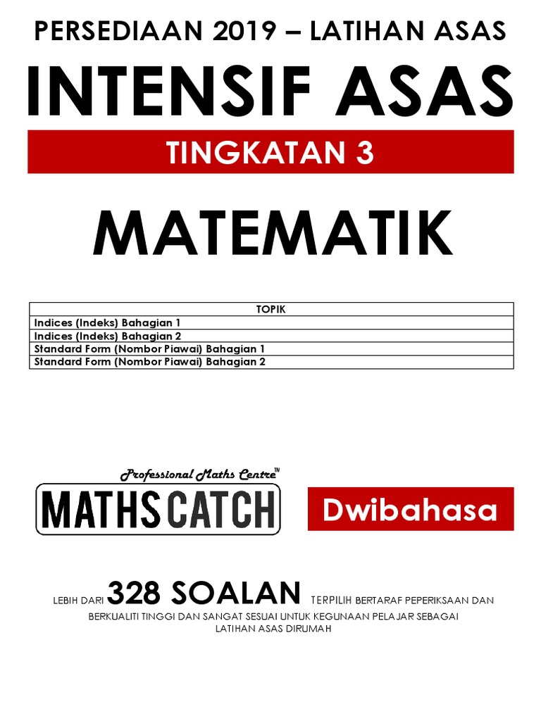 (2019-) Modul Latihan Matematik Tingkatan 3 (PT3) | PDF ...