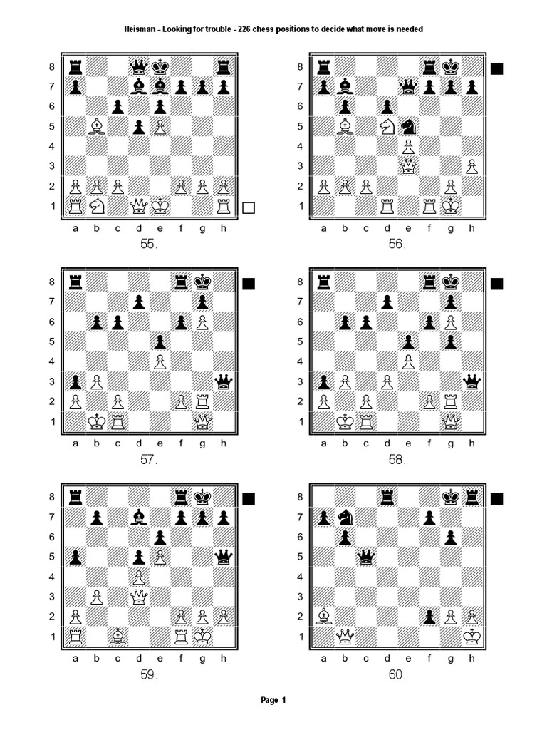 226 Chess Positions for Strategy | PDF
