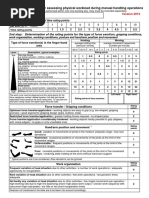 The Ocra Checklist | PDF | Anatomical Terms Of Motion | Elbow