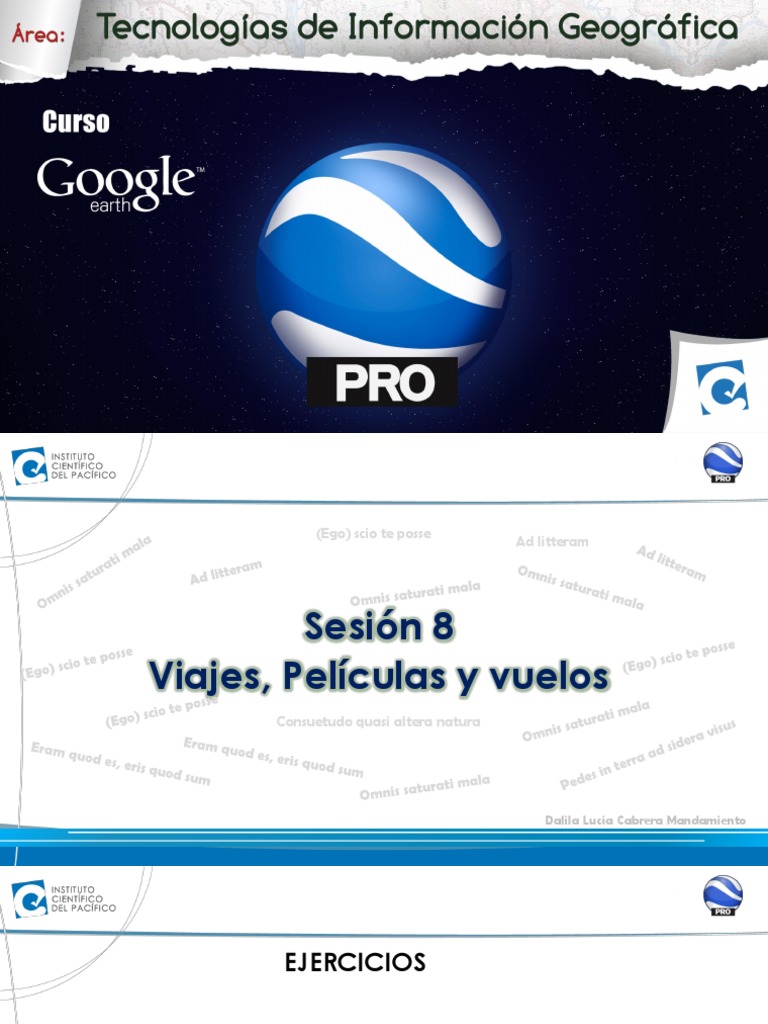 Google Earth Pro-Sesión 8-Ejercicios | PDF | Microsoft Windows | Software
