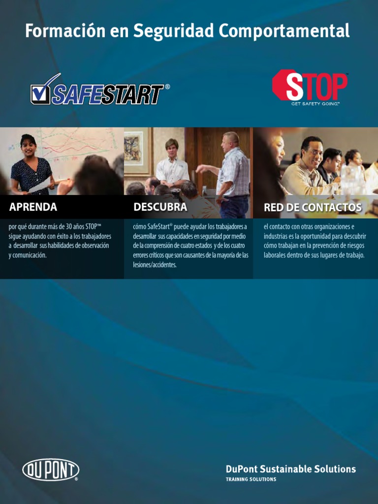 Stop Safestart Es PDF | PDF | Liderazgo | La seguridad