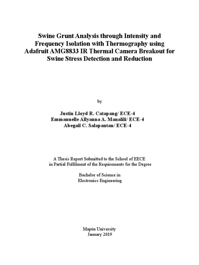 Swine Grunt Analysis Through Intensity and Frequency Isolation With ...