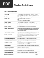 Edexcel A Level Business Specification Guide | PDF | Strategic ...
