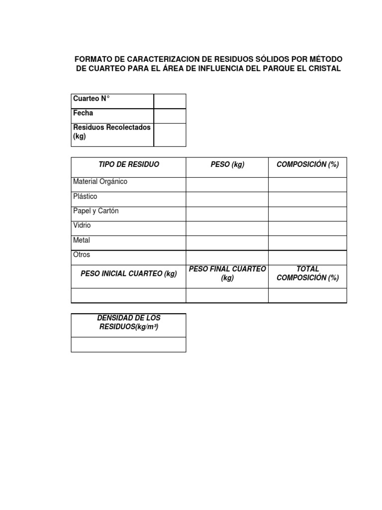 Diseño Del Metodo de Cuarteo-Ma | PDF | Materiales | Materiales de ...