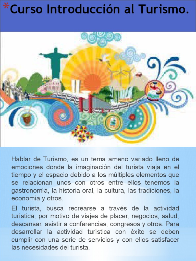 Curso Introducción Al Turismo | PDF | Turismo | Turismo y Ocio