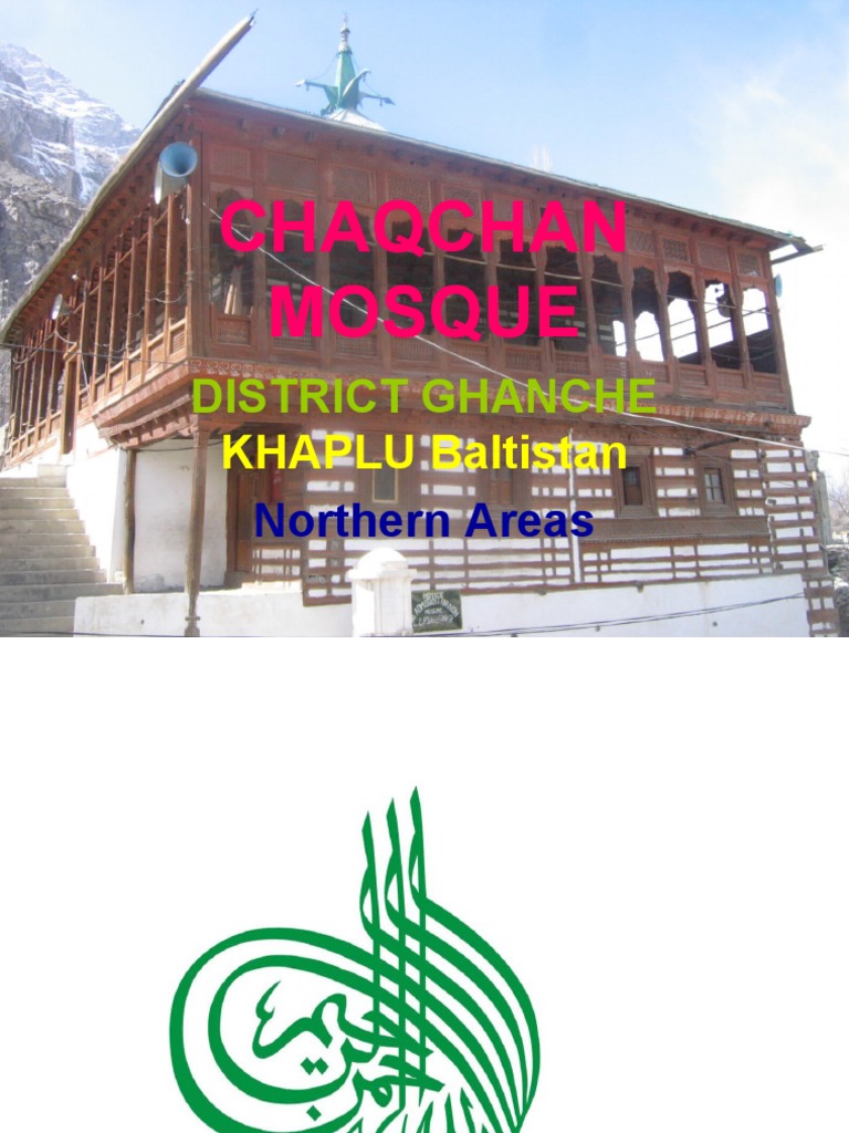 Chaqchan Mosque: District Ghanche | PDF