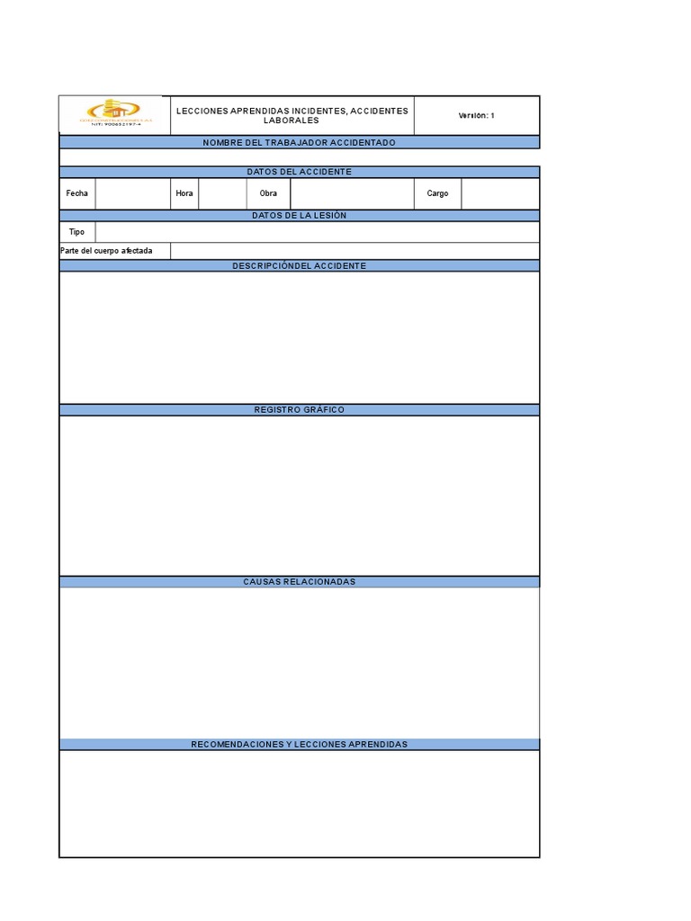 Formato de Lecciones Aprendidas | PDF