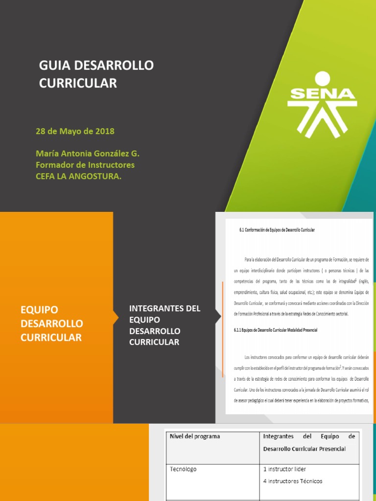 Guia de Desarrollo Curricular | PDF | Planificación | Aprendizaje