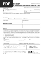 NSW Subcontractor's Statement Form | PDF | Independent Contractor ...