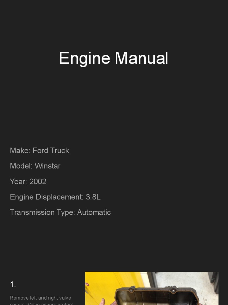Engine Manual | PDF | Piston | Cylinder (Engine)