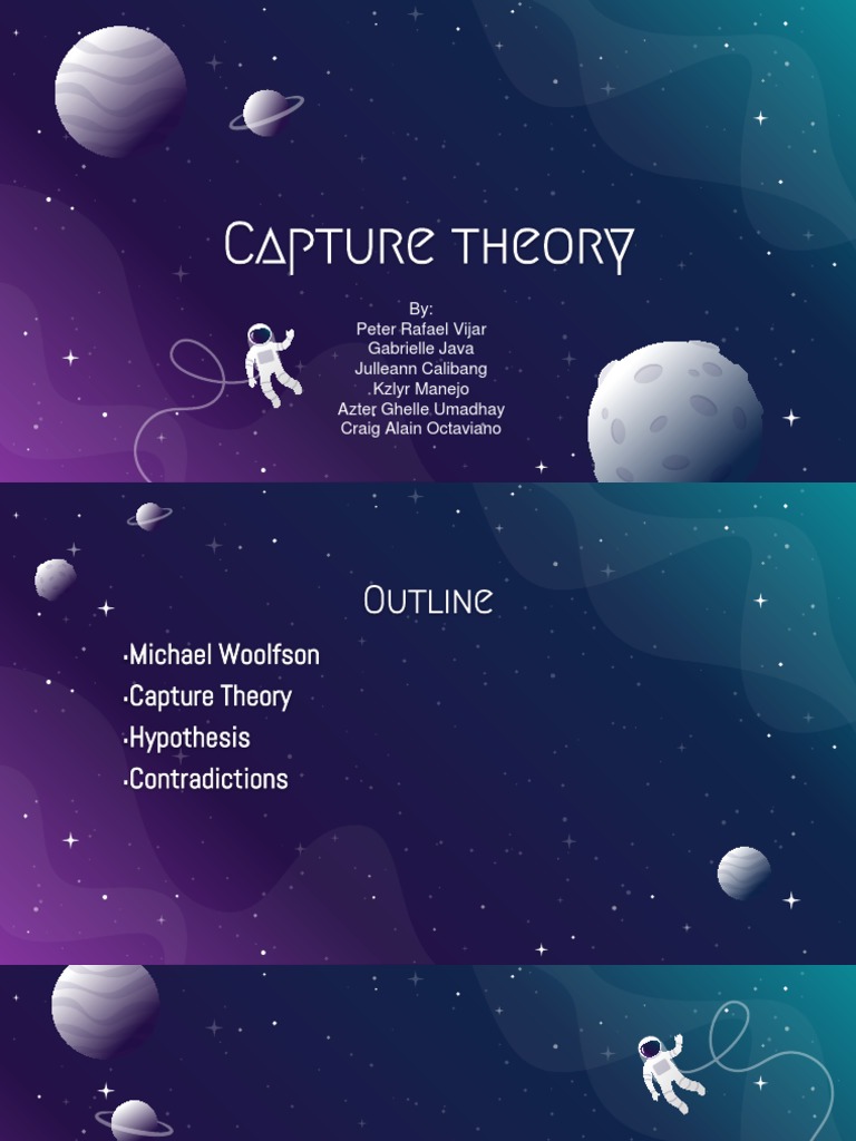 Capture Theory: An Analysis of Michael Woolfson's Hypothesis on the ...