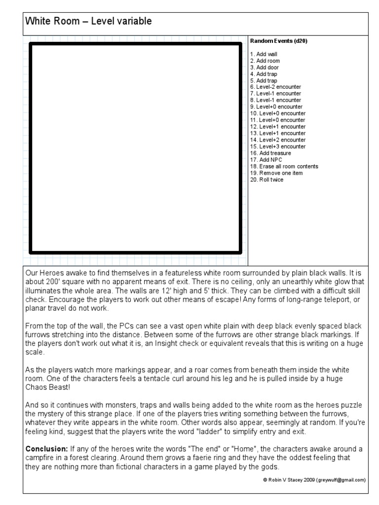 White Room | PDF | Leisure | Sports