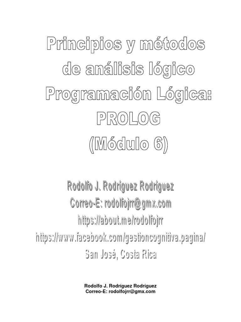Programacion Logica en Prolog | PDF | Lenguaje de programación ...