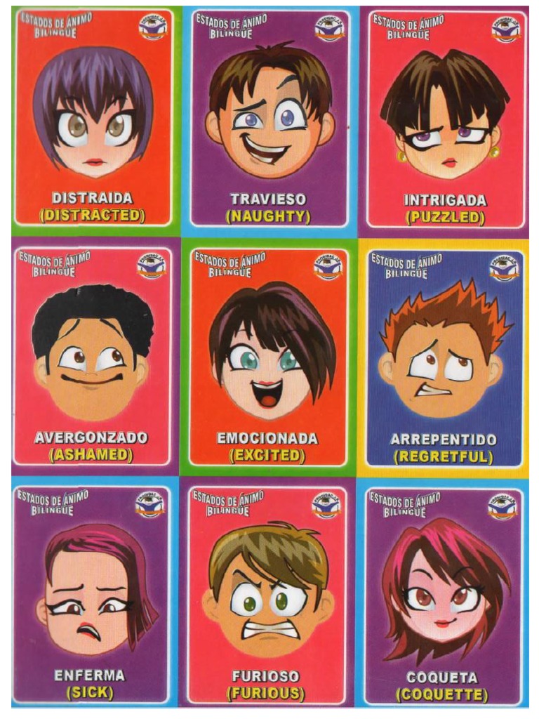 Loteria Emociones Tarjetones | PDF