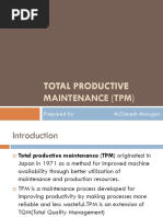 Introduction To TPM (Total Productive Maintenance) | PDF